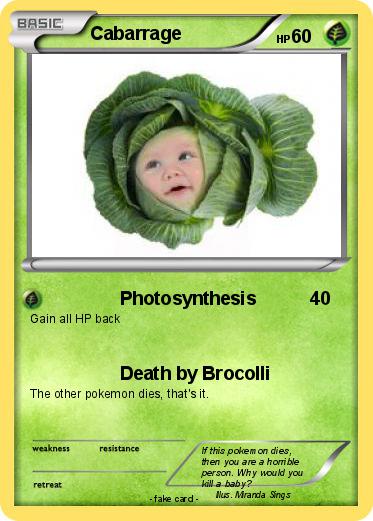 Pokémon Cabarrage - Photosynthesis - My Pokemon Card