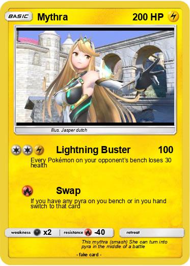 Pokémon Mythra 4 4 - Lightning Buster - My Pokemon Card