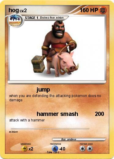 Pokémon hog 17 17 - jump - My Pokemon Card