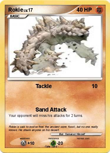 Pokémon Rokie 4 4 - Tackle - My Pokemon Card