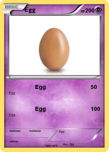 Pokémon Egg 608 608 - Egg - My Pokemon Card