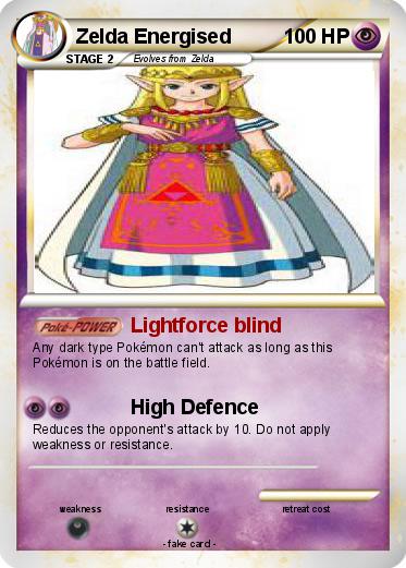 Pokémon Zelda Energised - Lightforce blind - My Pokemon Card
