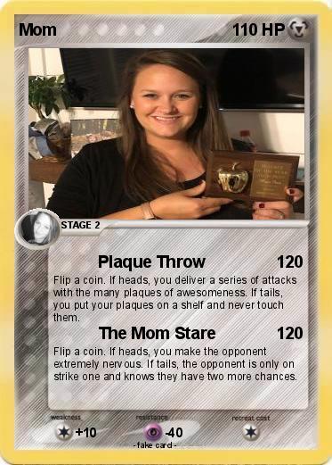 Pokémon Mom 1038 1038 - Plaque Throw - My Pokemon Card