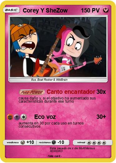 Pokémon Corey Y SheZow - Canto encantador - Mi carta pokémon