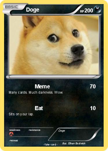 Pokémon Doge 1085 1085 - Meme - My Pokemon Card