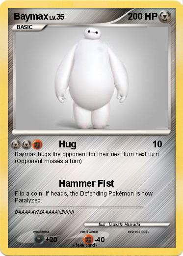 Pokémon Baymax 108 108 - Hug - My Pokemon Card