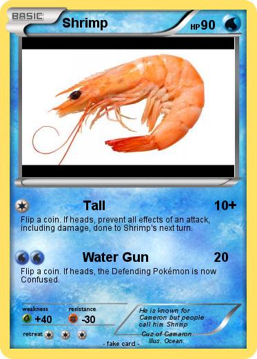 Pokémon Shrimp 21 21 - Tall - My Pokemon Card