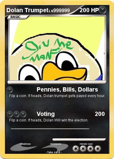 Pokémon Dolan Trumpet 1 1 - Pennies, Bills, Dollars - My Pokemon Card