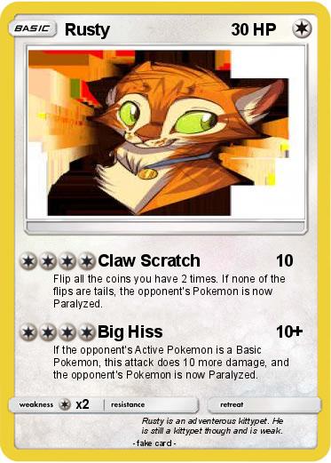 Pokémon Rusty 188 188 - Claw Scratch - My Pokemon Card