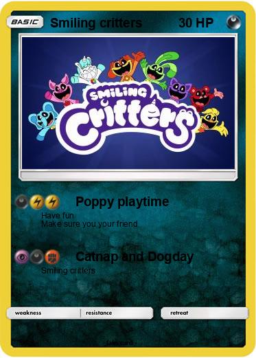 Pokémon Smiling critters - Poppy playtime - My Pokemon Card