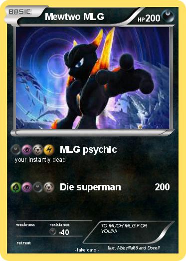 Pokémon Mewtwo MLG - MLG psychic - My Pokemon Card