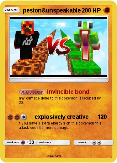 Pokémon peston unspeakable - invincible bond - My Pokemon Card