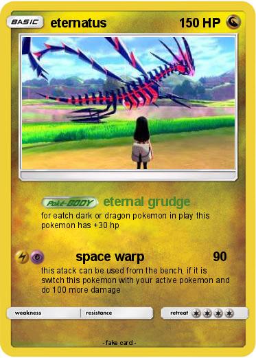 Pokémon eternatus 66 66 - eternal grudge - My Pokemon Card