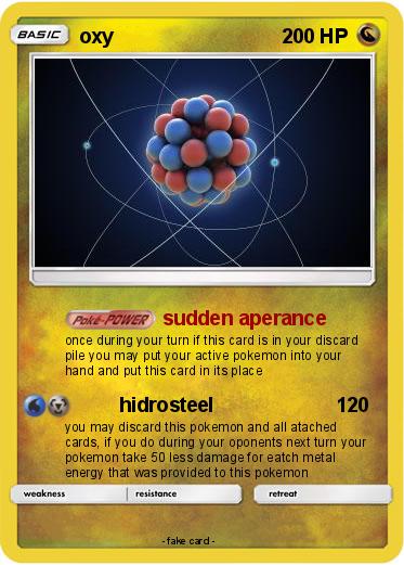 Pokémon oxy 7 7 - sudden aperance - My Pokemon Card