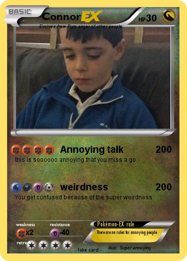 Pokémon Connor 831 831 - Annoying talk - My Pokemon Card
