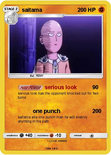 Pokémon saitama 261 261 - serious look - My Pokemon Card