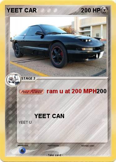Pokémon YEET CAR - ram u at 200 MPH - My Pokemon Card