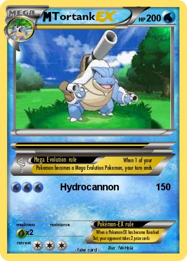 Pokémon Tortank 705 705 - Hydrocannon - My Pokemon Card