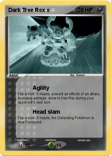 Pokémon Dark Tree Rex x - Agility - My Pokemon Card