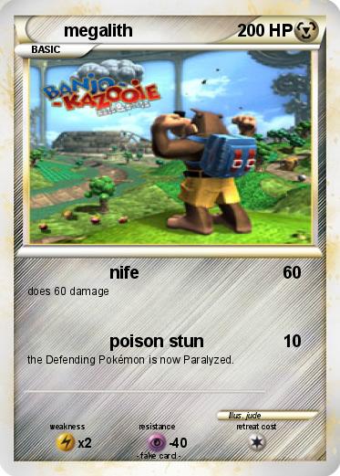 Pokémon megalith - nife - My Pokemon Card