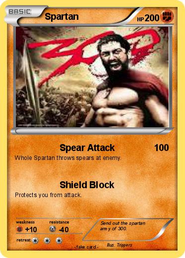 Pokémon Spartan 623 623 - Spear Attack - My Pokemon Card
