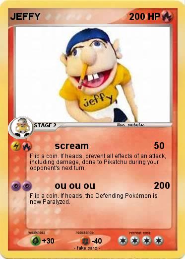 Pokémon JEFFY 997 997 - scream - My Pokemon Card