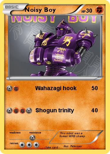 Pokémon Noisy Boy 79 79 - Wahazagi hook - My Pokemon Card