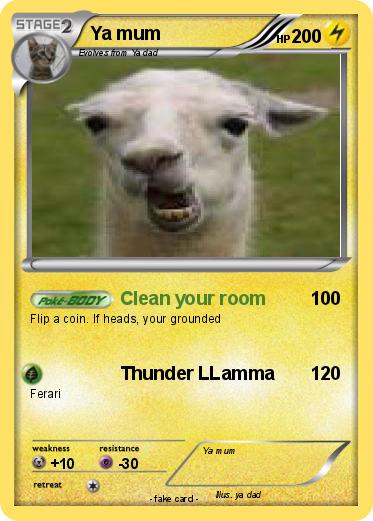 Pokémon Ya mum 26 26 - Clean your room - My Pokemon Card