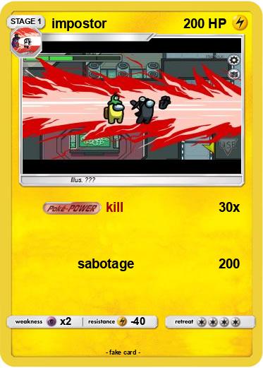 Pokémon impostor 134 134 - kill - My Pokemon Card