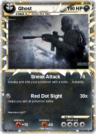 Pokémon Ghost 1811 1811 - Sneak Attack - My Pokemon Card