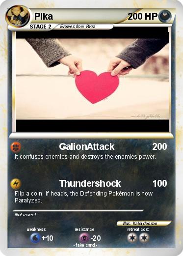 Pokémon Pika 829 829 - GalionAttack - My Pokemon Card