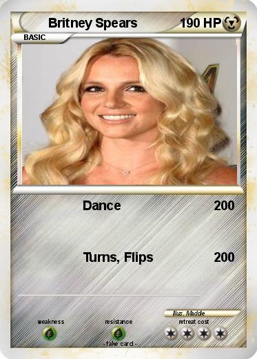 Pokémon Britney Spears 67 67 - Dance - My Pokemon Card