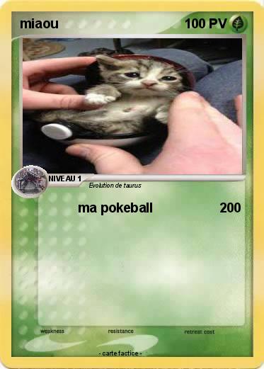 Pokémon miaou 104 104 - ma pokeball - Ma carte Pokémon