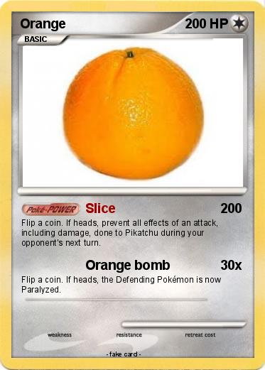 Pokémon Orange 504 504 - Slice - My Pokemon Card
