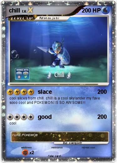 Pokémon chill 54 54 - slace - My Pokemon Card