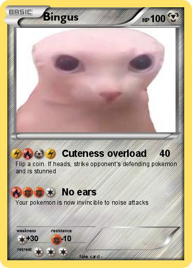 Pokémon Bingus 59 59 - Cuteness overload - My Pokemon Card