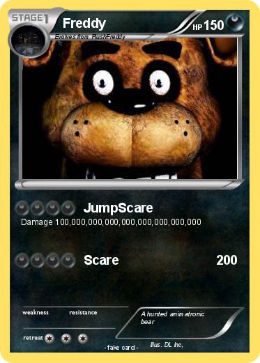 Pokémon Freddy 3304 3304 - JumpScare - My Pokemon Card