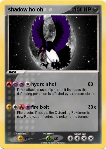 Pokémon shadow ho oh 9 9 - hydro shot - My Pokemon Card