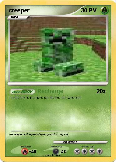 Pokémon creeper 6294 6294 - Recharge - Ma carte Pokémon