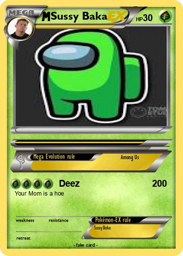Pokémon Sussy Baka 138 138 - Deez - My Pokemon Card
