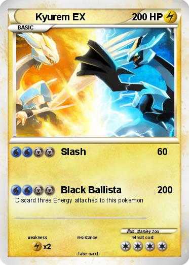 Pokémon Kyurem EX 294 294 - Slash - My Pokemon Card