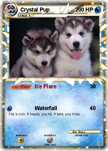 Pokémon Crystal Pup - Ice Flare - My Pokemon Card