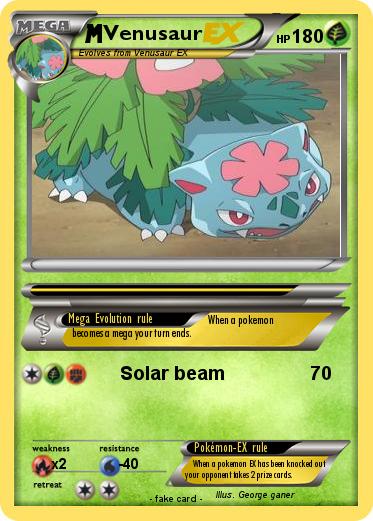 Pokémon Venusaur 970 970 - Solar beam - My Pokemon Card