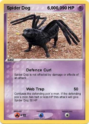 Pokémon Spider Dog 6 000 1 1 - Defence Curl - My Pokemon Card