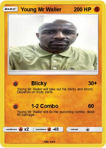 Pokémon Young Mr Waller - Blicky - My Pokemon Card