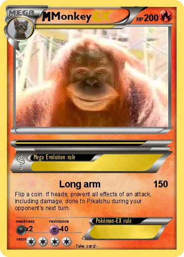 Pokémon Monkey 2041 2041 - Long arm - My Pokemon Card