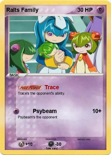 Pokémon Ralts Family 4 4 - Trace - My Pokemon Card