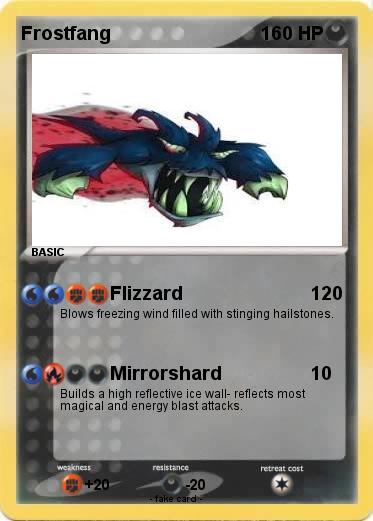 Pokémon Frostfang 5 5 - Flizzard - My Pokemon Card