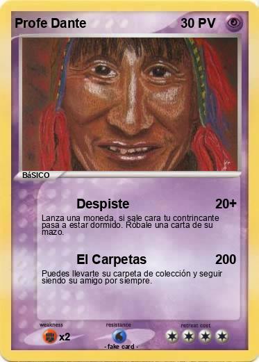 Pokémon Profe Dante - Despiste - Mi carta pokémon