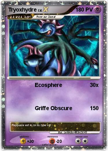 Pokémon Tryoxhydre - Ecosphere - Ma carte Pokémon